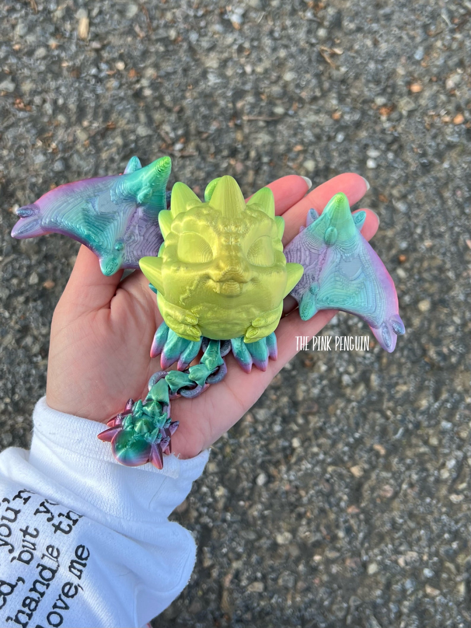 3D Printed Cinderling Ornament/ 3D Printed Dragon/ - Etsy