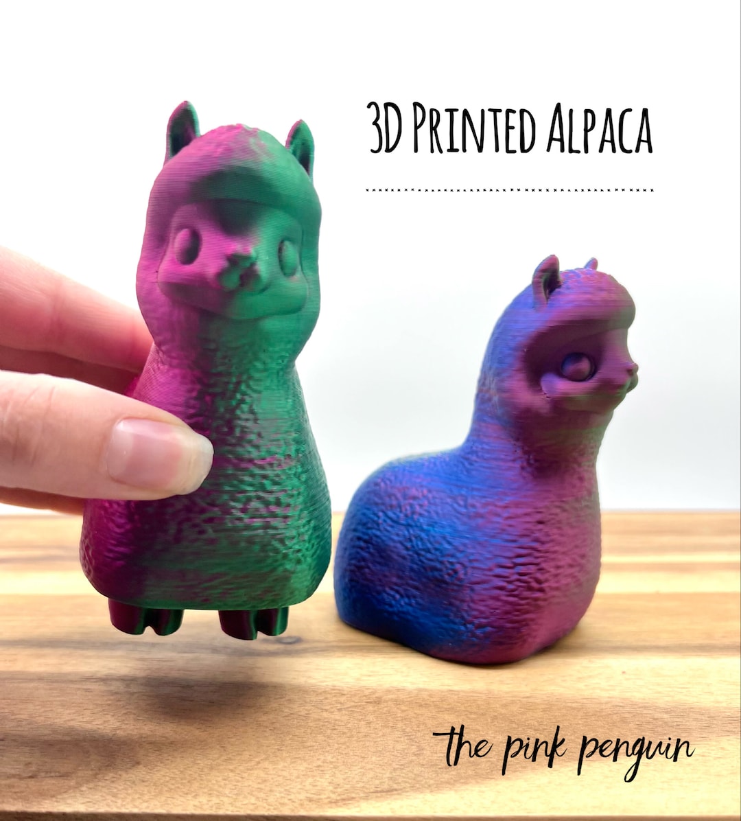 Cute 3D Printed Alpaca Footling/articulated 3d Print/ 3d Printed Fidget ...