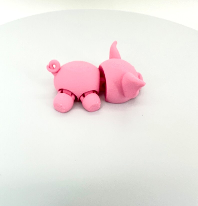 3D Printed Pig/flexible 3d Prints/fun Fidget/unique Gift for Kids/ Farm ...