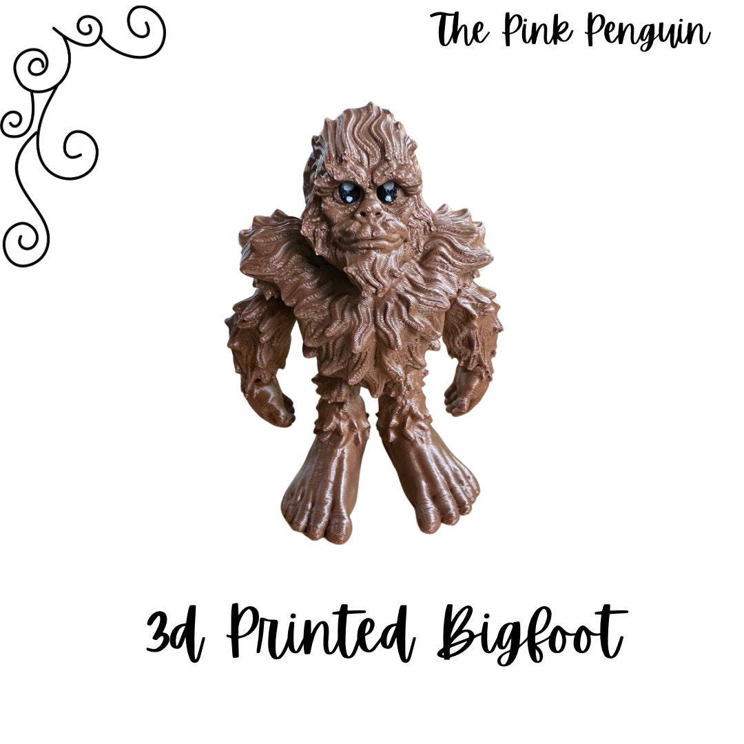 3D Printed Bigfoot/bigfoot Collector Gift/ Sasquatch,cryptids, Bigfoot ...