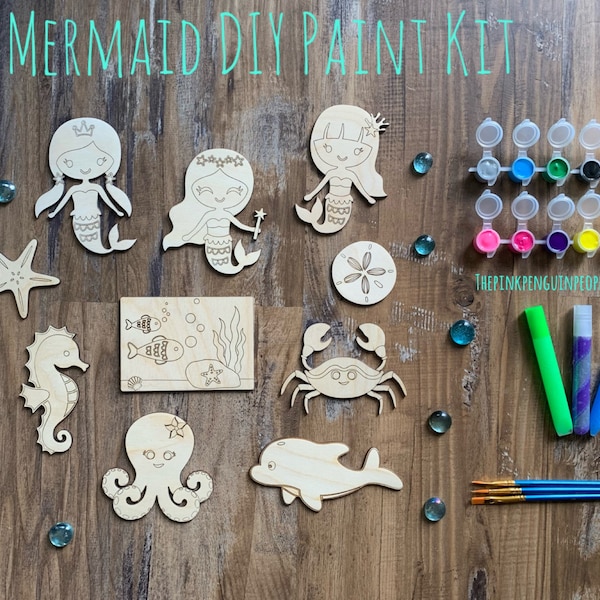 Mermaid Cutout - Etsy