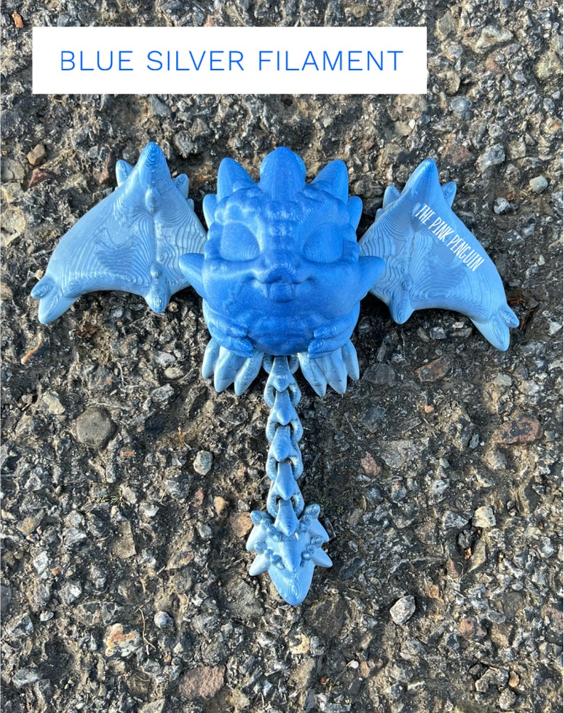 3D Printed Cinderling Ornament/ 3D Printed Dragon/ - Etsy