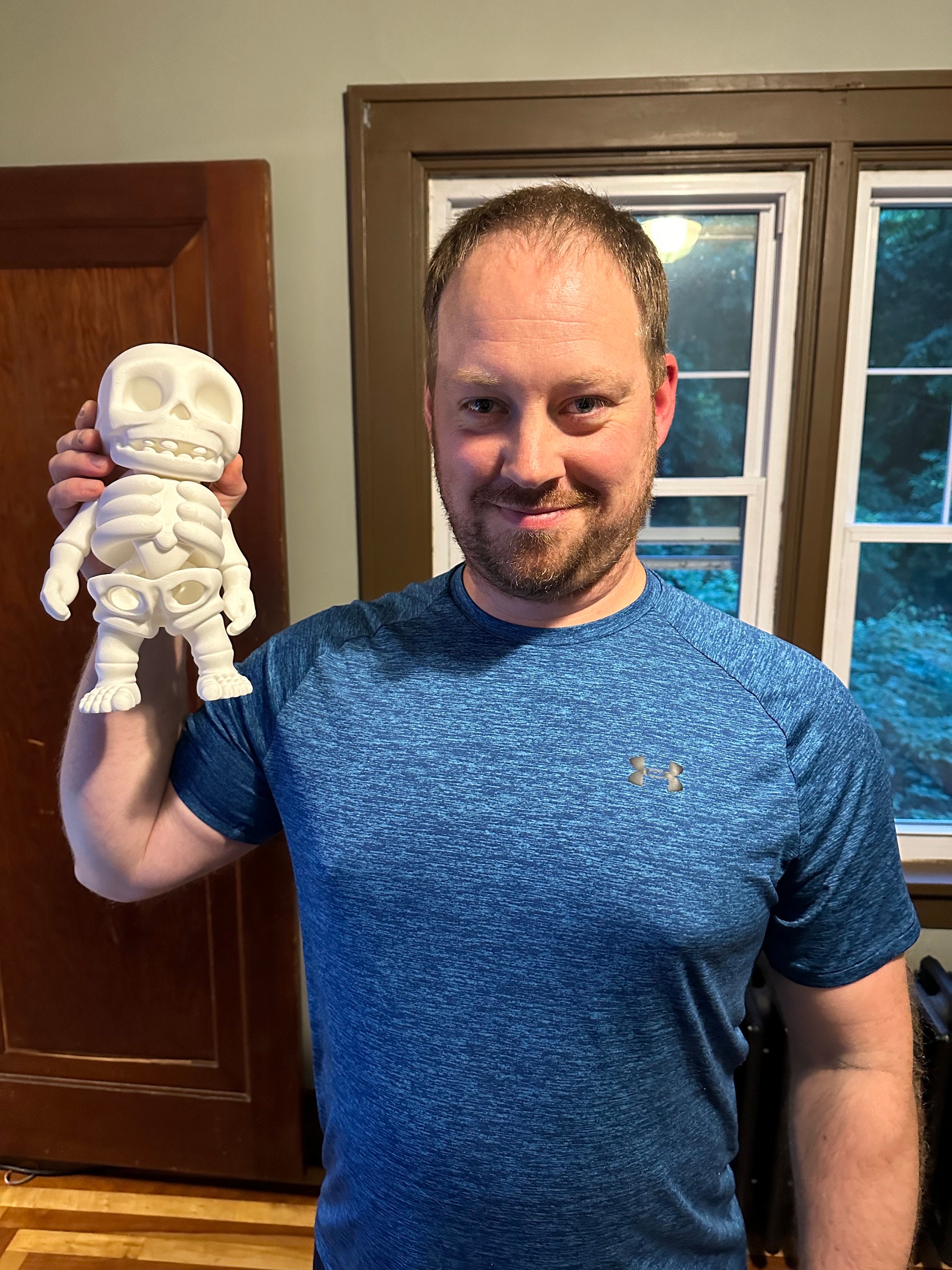 3D Printed Skelton /flexible 3d Prints/fun Fidget/unique Gift for Kids ...