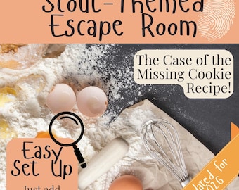 Scout Mystery Escape Room Adventure | Meeting Activity | Scout Cookies ...