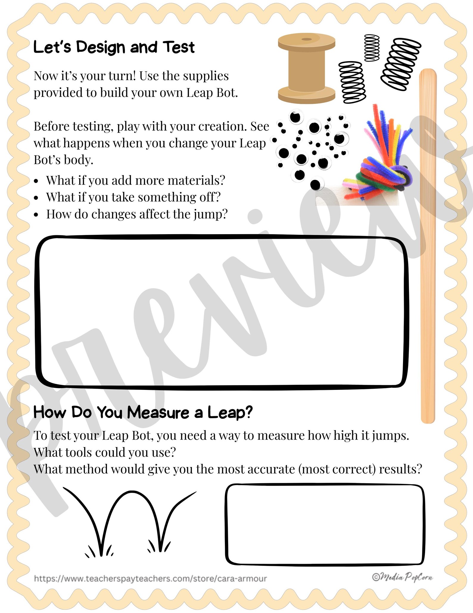 Leap Bot Design Challenge Workbook | Girl Scout Badge Activity Guide ...