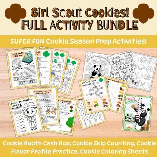 Girl Scout Cookie Season Prep Activities | Cookie Rally | Girl Scout ...