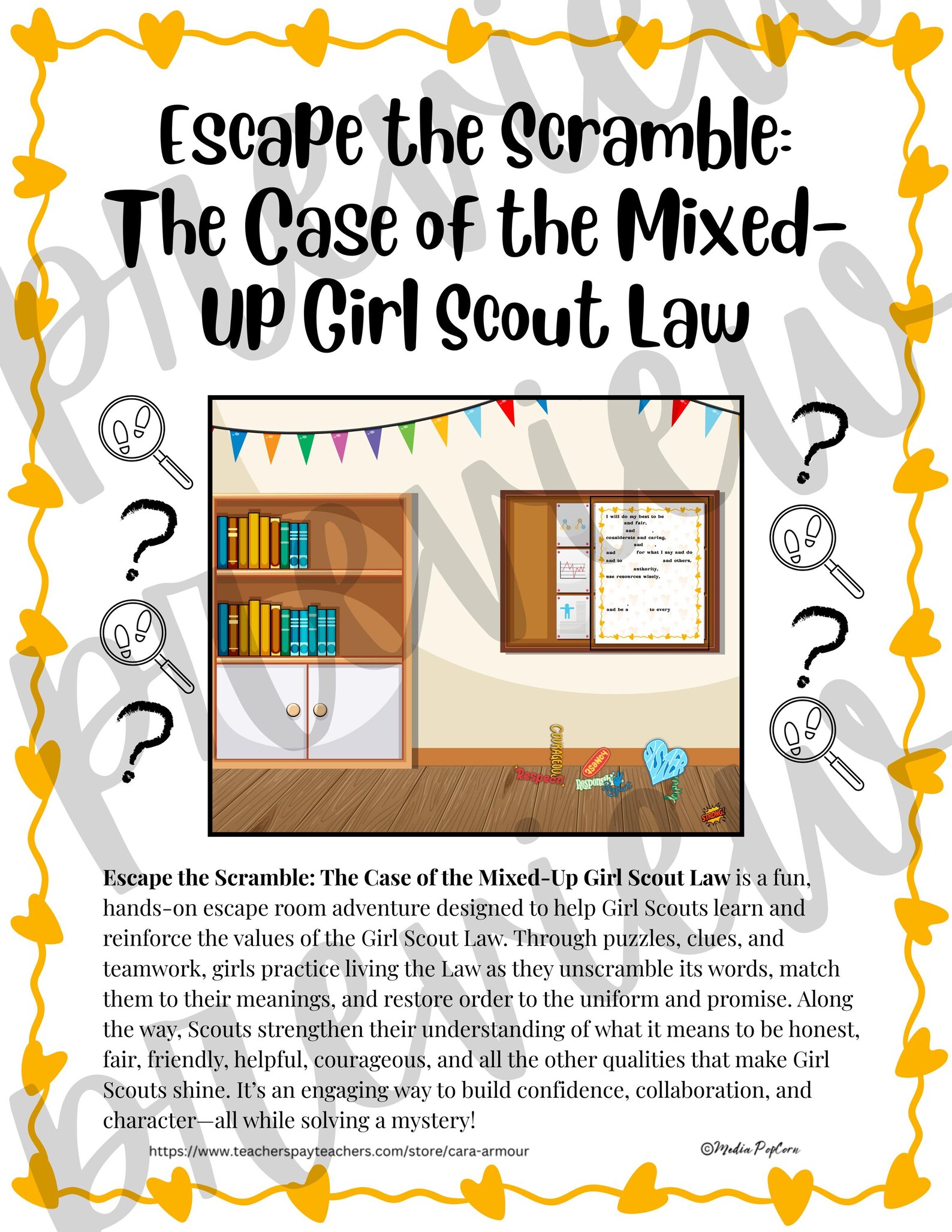 Scout Mystery Escape Room Adventure | Meeting Activity | LEARN the ...
