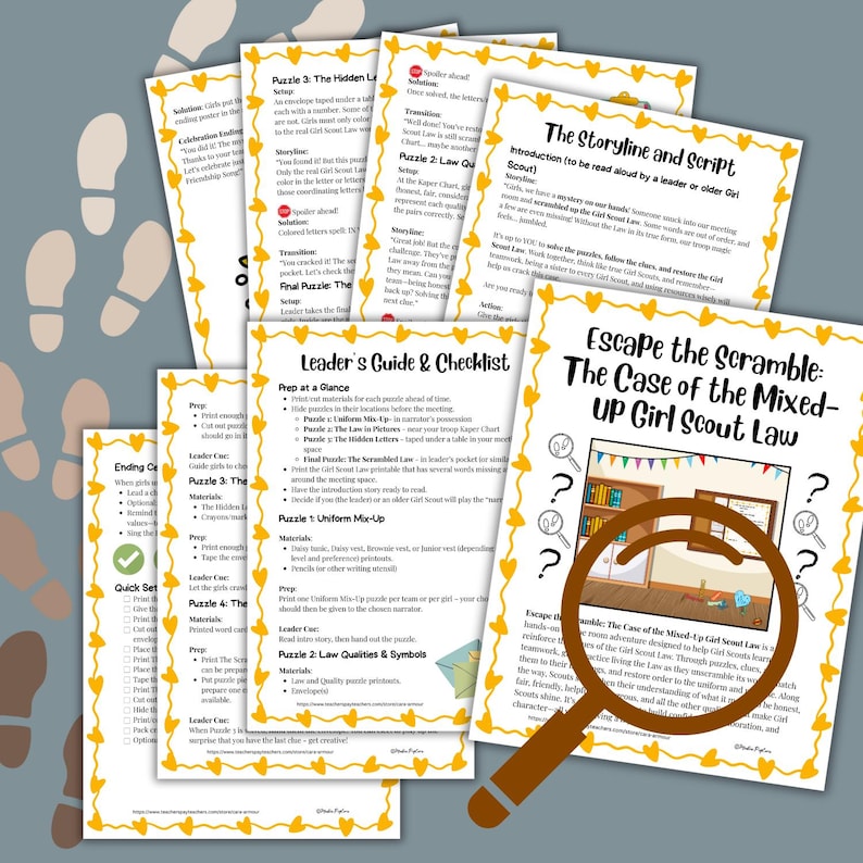 Scout Mystery Escape Room Adventure | Meeting Activity | LEARN the ...