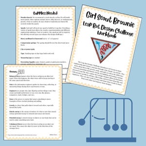 Leap Bot Design Challenge Workbook | Girl Scout Badge Activity Guide ...