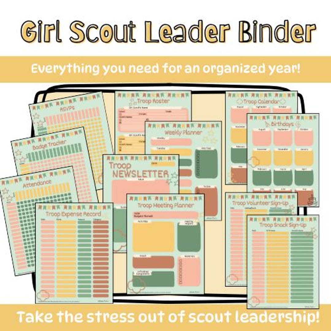 Girl Scout Leader Planner! Everything You Need for a Successful Year ...