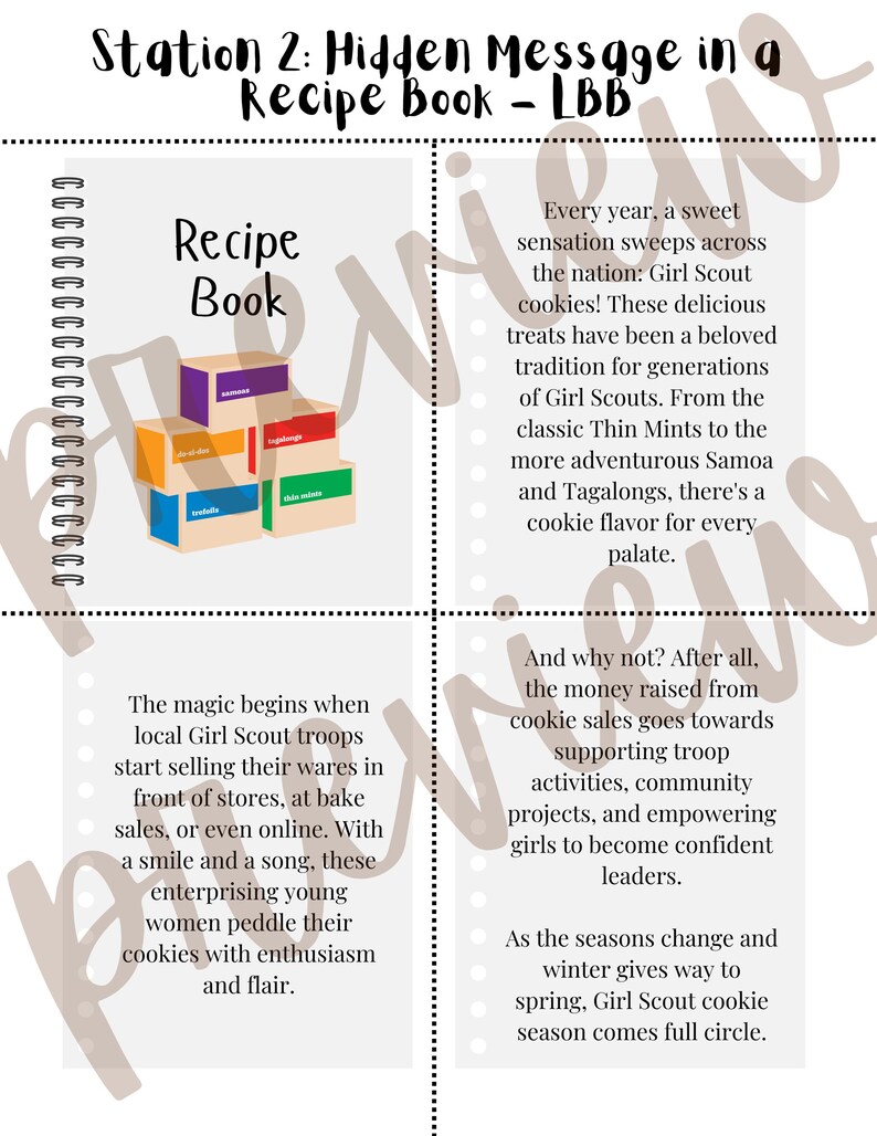 UPDATED for 2026! Scout Cookie Mystery Escape Room Adventure | Meeting ...