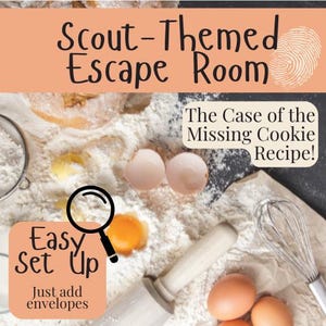 Scout Cookie Mystery Escape Room Adventure | Meeting Activity | Scout ...