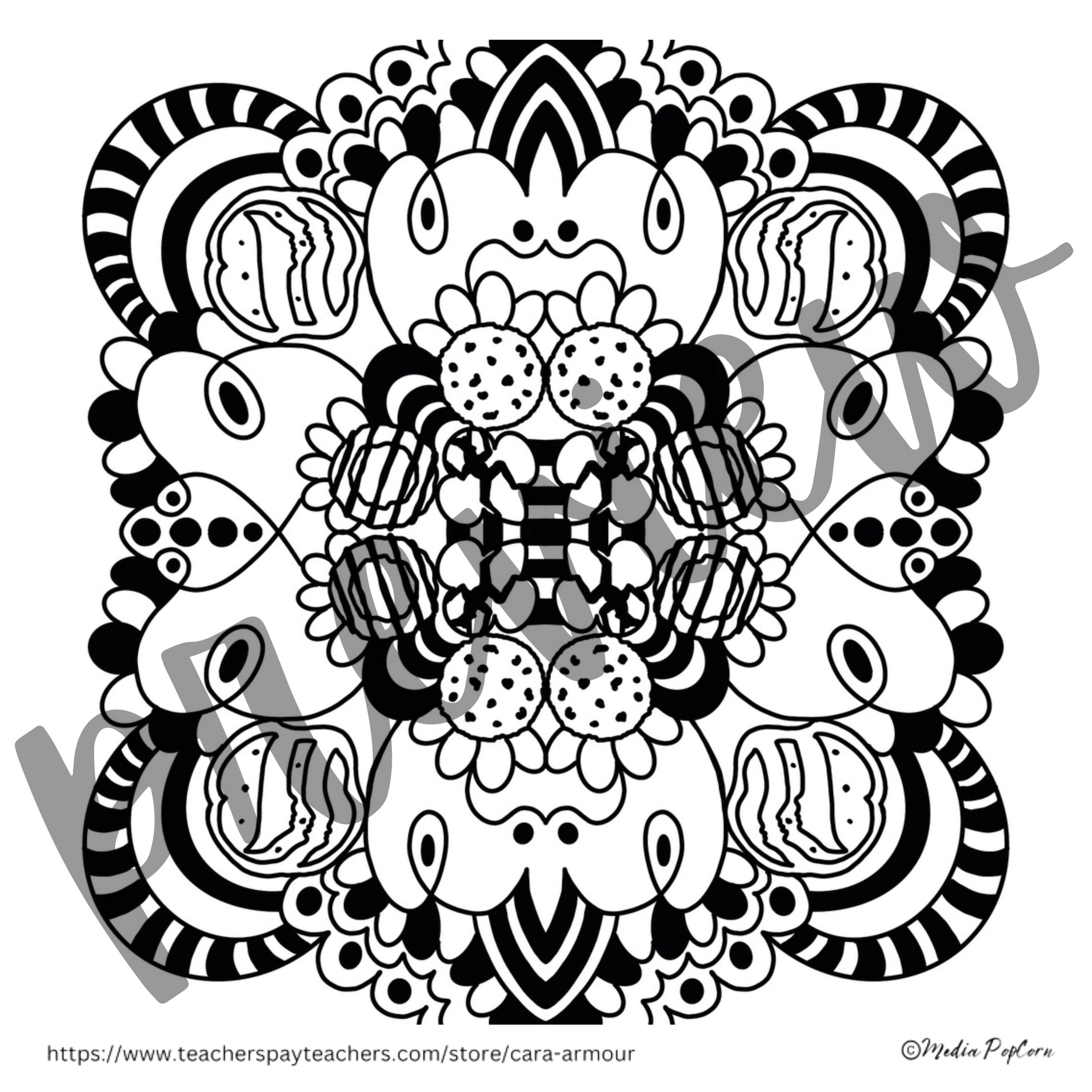 Original Graphics Scout Mandala Coloring Sheets | Set of 8 | Scout ...