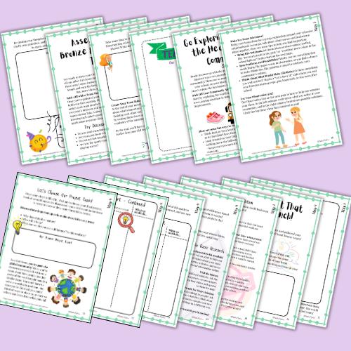 Girl Scout Bronze Award Guide & Workbook | Comprehensive | Junior ...