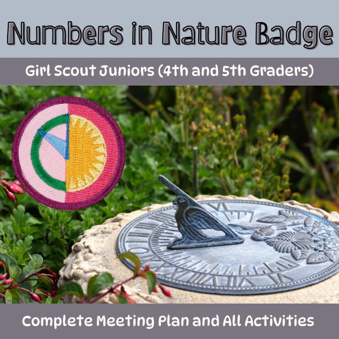 Numbers in Nature Badge Bundle for Juniors - Etsy