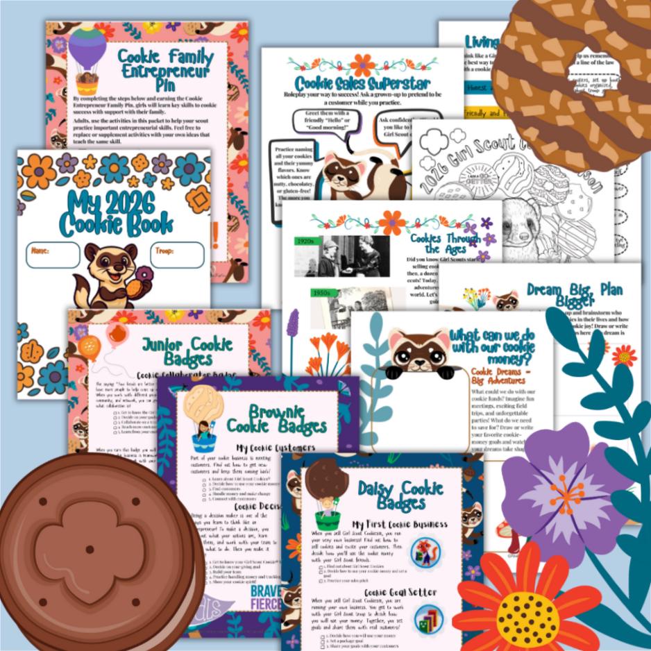2026 Cookie Season | Preparation & Tracking Book | Full of Activities ...