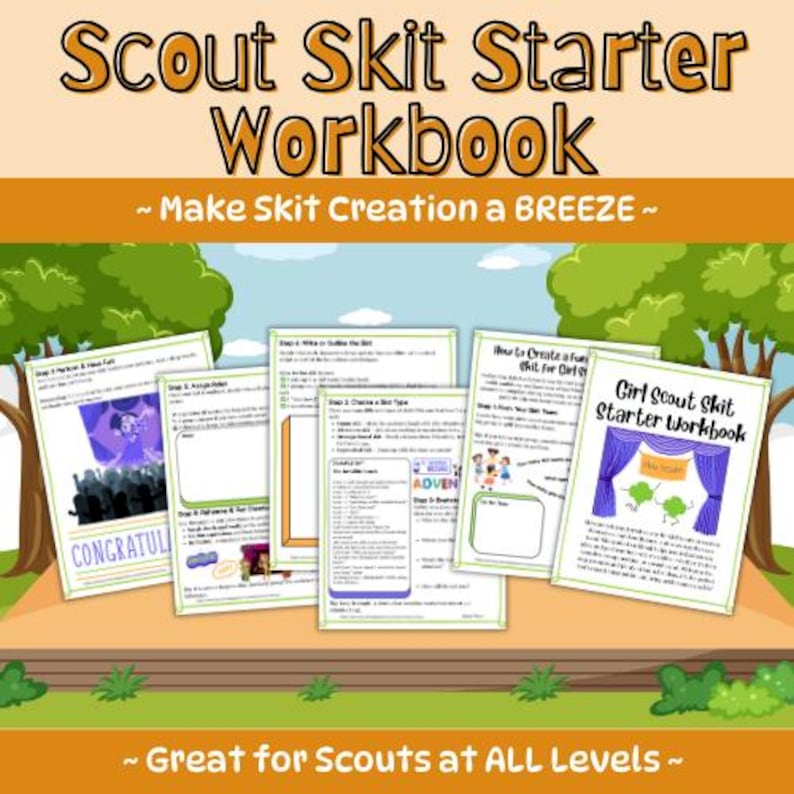 Scout Skit Starter Workbook | Make Skit Development a BREEZE | Scout ...