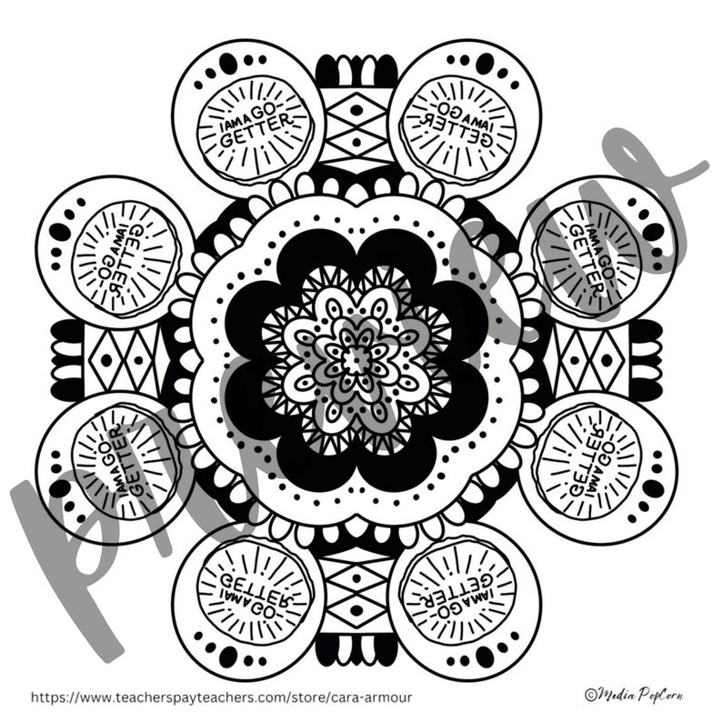 Original Graphics Scout Mandala Coloring Sheets | Set of 8 | Scout ...