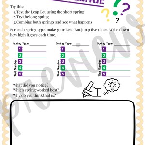 Leap Bot Design Challenge Workbook | Girl Scout Badge Activity Guide ...
