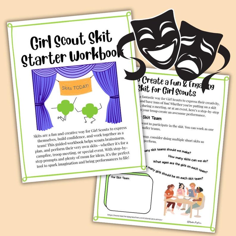Scout Skit Starter Workbook | Make Skit Development a BREEZE | Scout ...