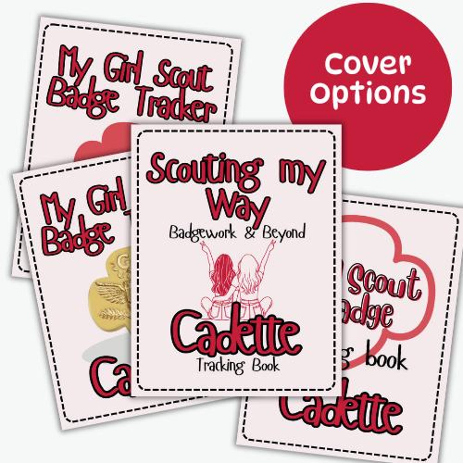 Scout Cadette Badge Tracking Book| 4 Included Cover Options | UPDATED ...