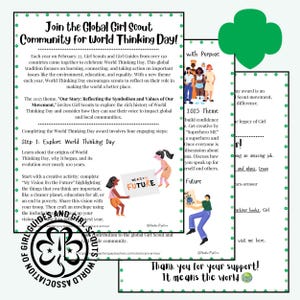 Girl Scout World Thinking Day 2025 | Full Award Plan and Activities ...