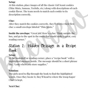 Scout Cookie Mystery Escape Room Adventure | Meeting Activity | Scout ...