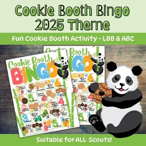 2025 Scout Cookie Booth Bingo | ABC Bakers and Little Brownie Bakers ...