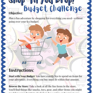 Brownie Scout Budget Builder Badge | Budgeting Fun | NO PREP | Meeting ...