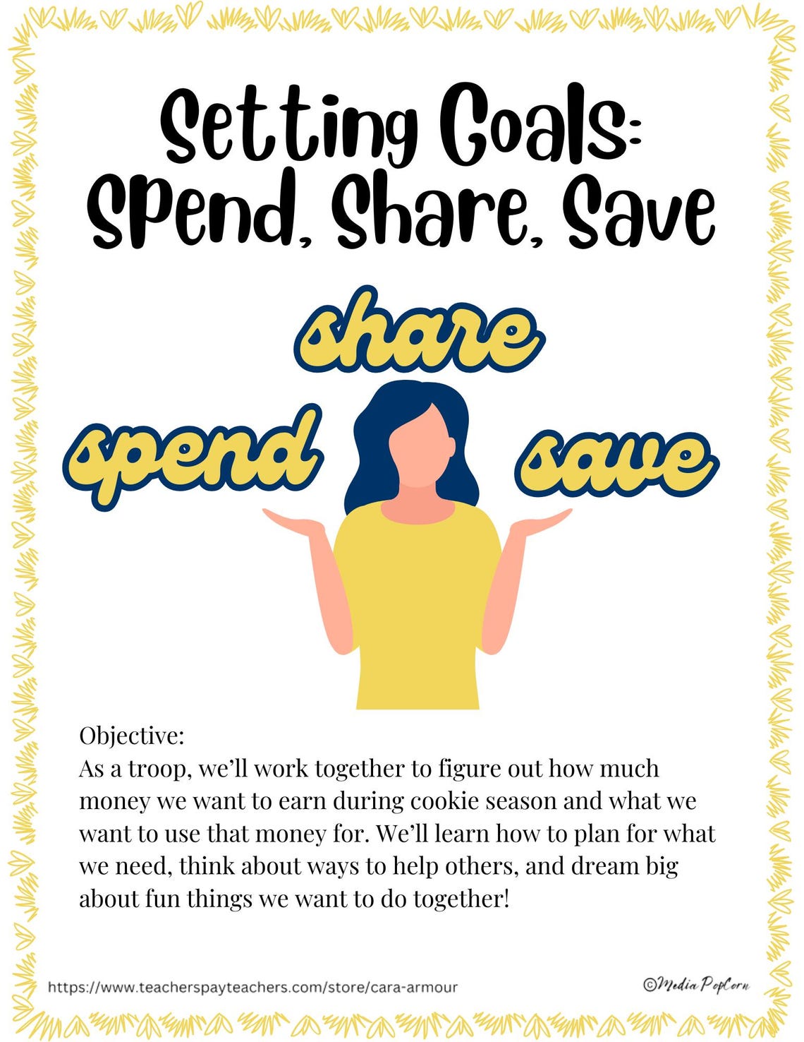 Brownie Scout My Own Budget Badge Activity Bundle | Goal Setting ...