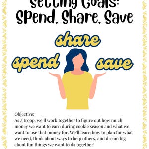 Brownie Scout My Own Budget Badge Activity Bundle | Goal Setting ...