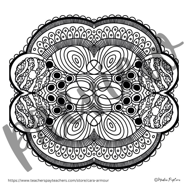 Original Graphics Scout Mandala Coloring Sheets | Set of 8 | Scout ...