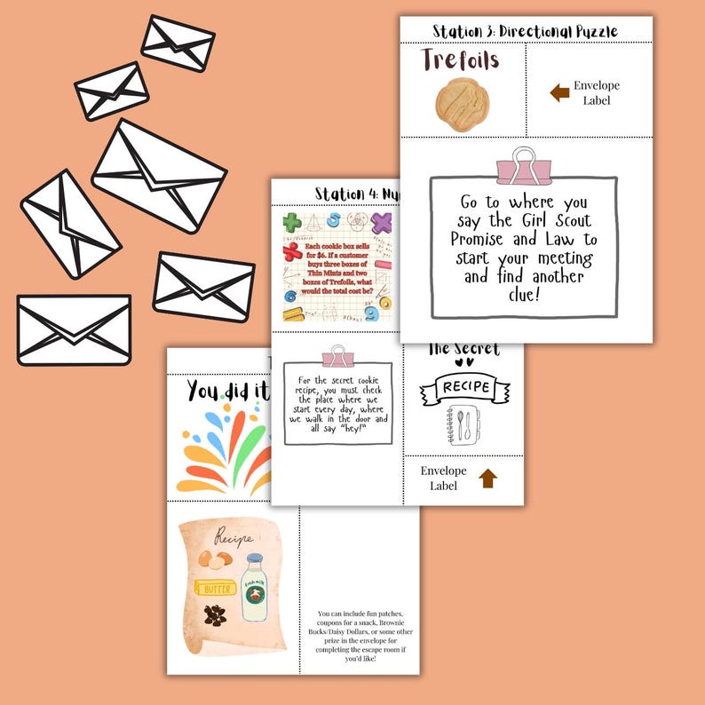 UPDATED for 2026! Scout Cookie Mystery Escape Room Adventure | Meeting ...