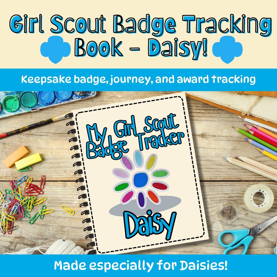 Girl Scout Daisy Badge Tracking Book| Three Included Covers ...