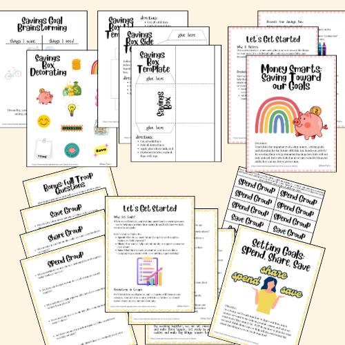 Brownie Scout My Own Budget Badge Activity Bundle | Goal Setting ...
