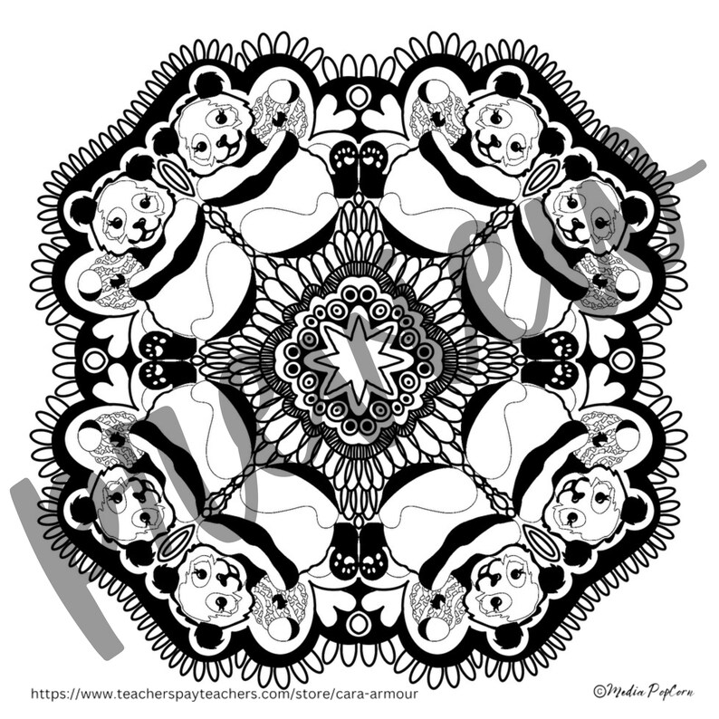 Original Graphics Scout Mandala Coloring Sheets | Set of 8 | Scout ...
