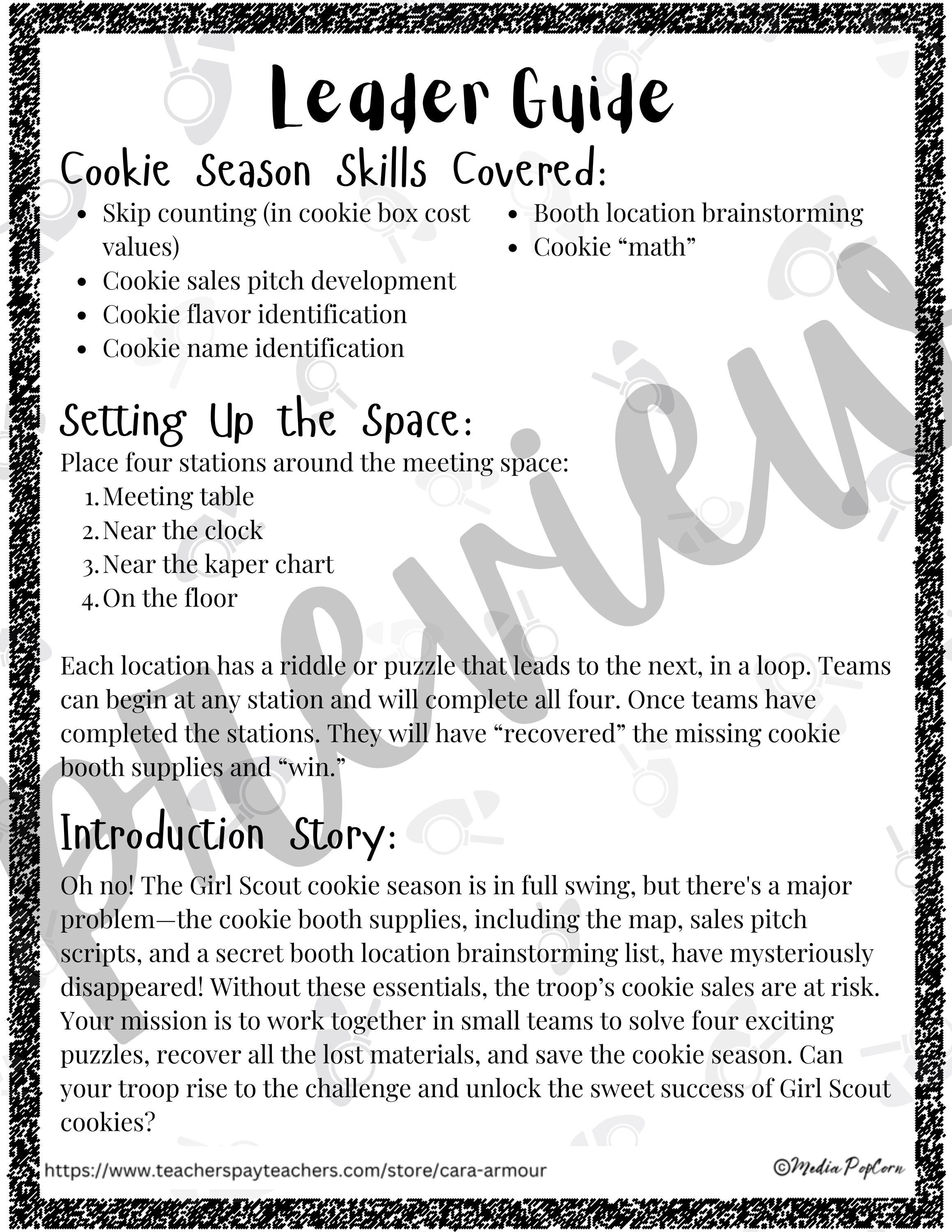 Scout Mystery Escape Room Adventure | Meeting Activity | Scout Cookies ...