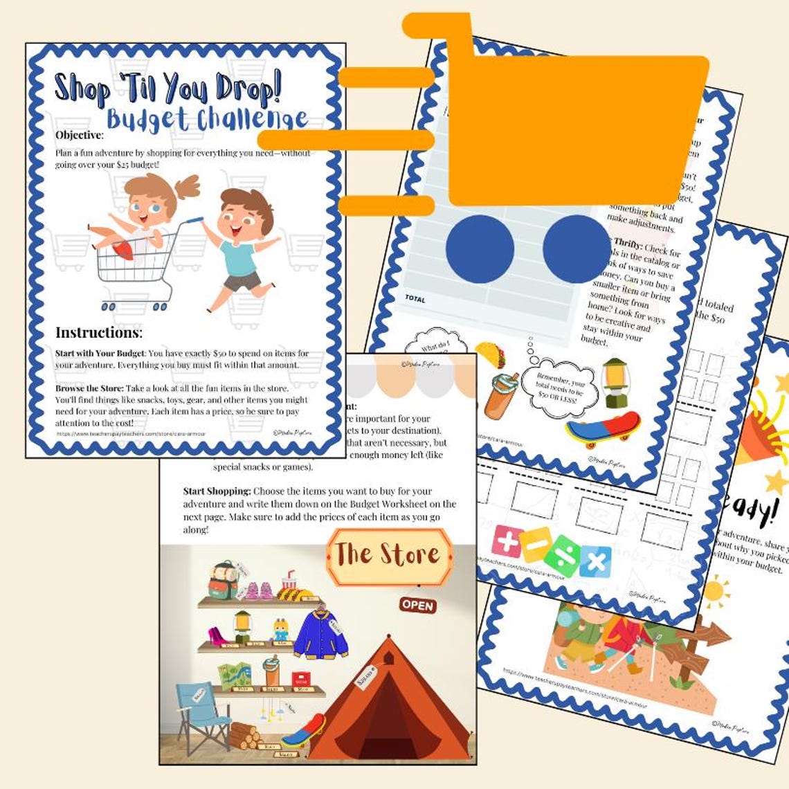 Brownie Scout Budget Builder Badge | Budgeting Fun | NO PREP | Meeting ...
