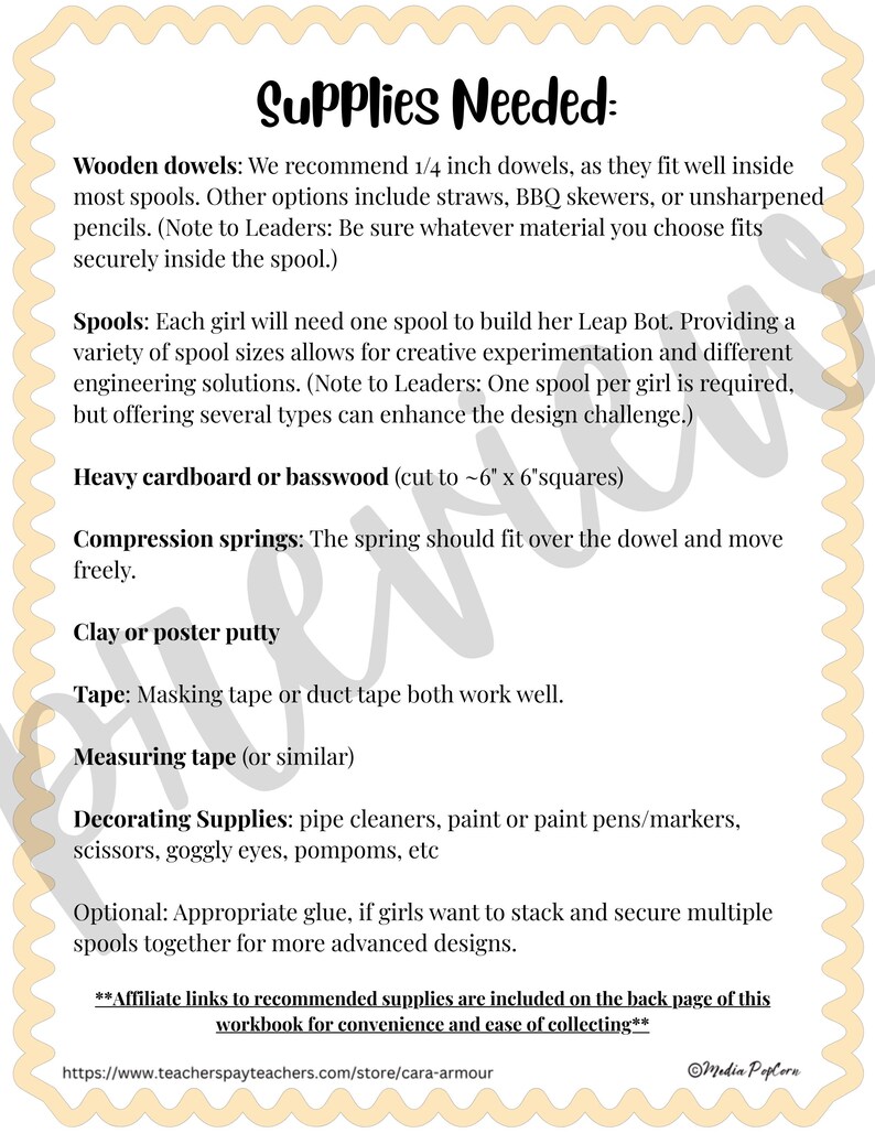 Leap Bot Design Challenge Workbook | Girl Scout Badge Activity Guide ...