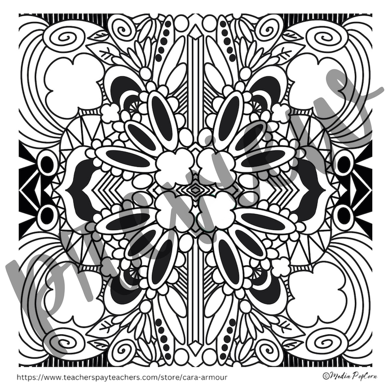 Original Graphics Scout Mandala Coloring Sheets | Set of 8 | Scout ...