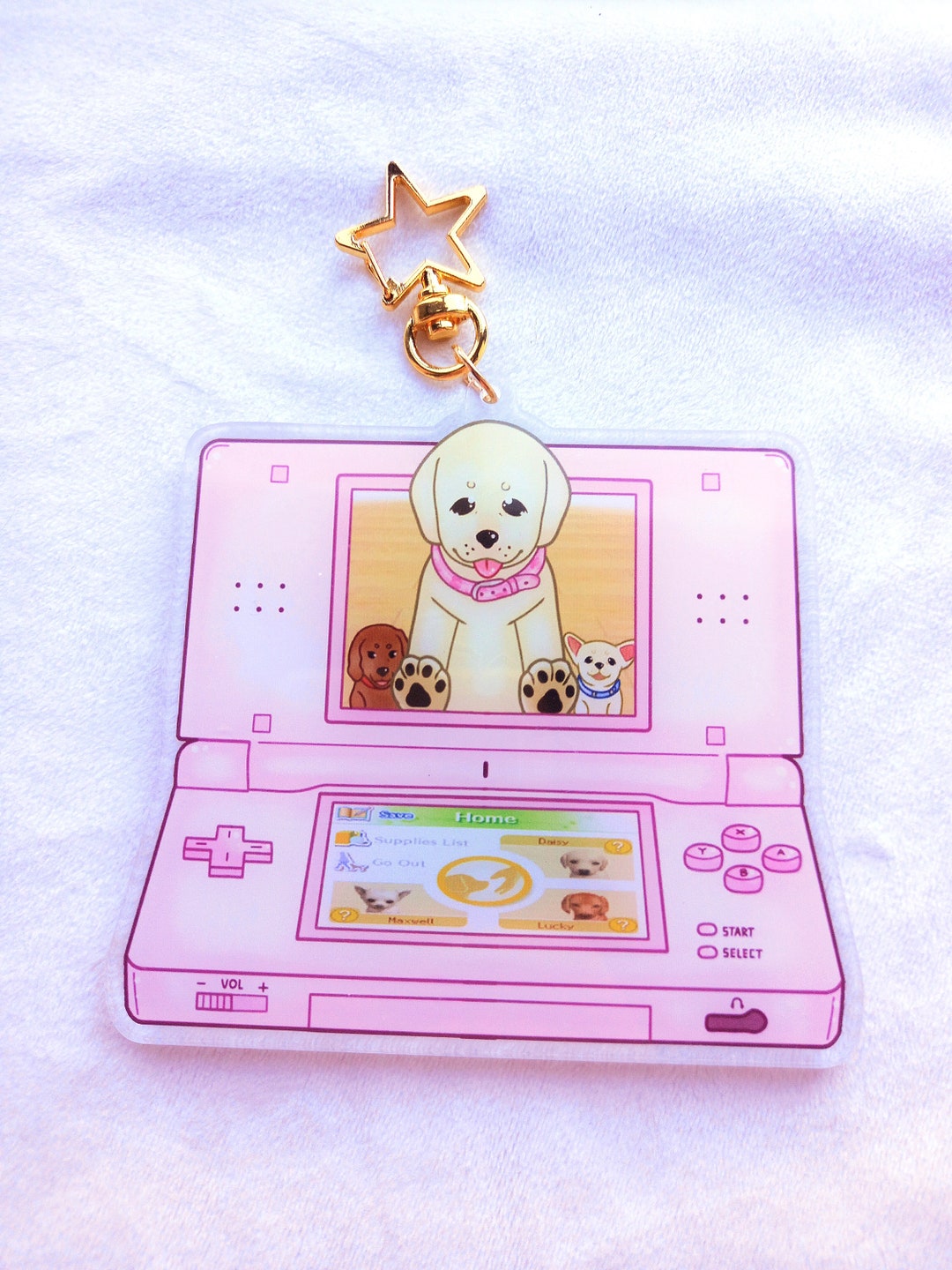 Nintendogs Acrylic Keychain - Etsy UK