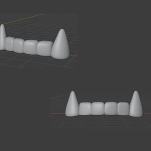 3D Printable Horns + Teeth (FILE ONLY) - Etsy
