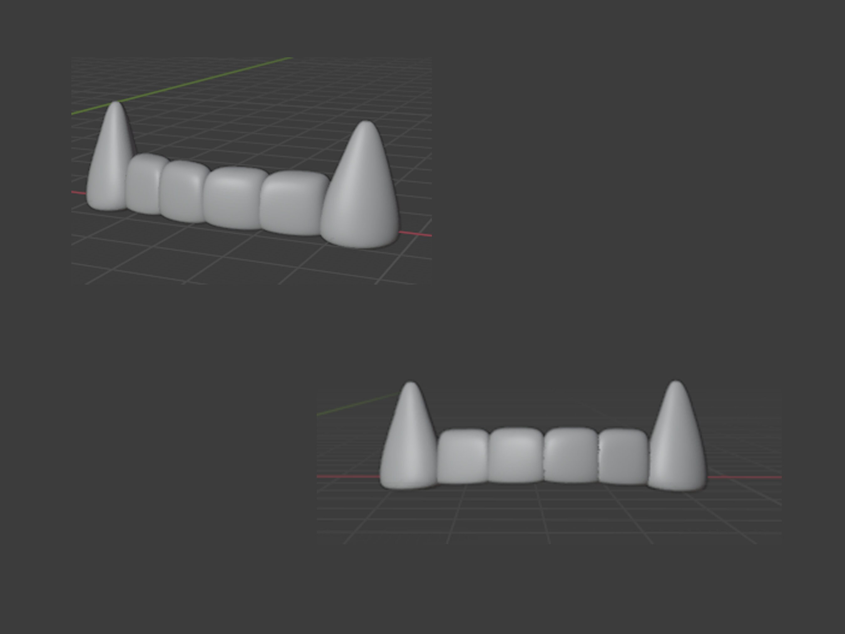 3D Printable Horns + Teeth (FILE ONLY) - Etsy