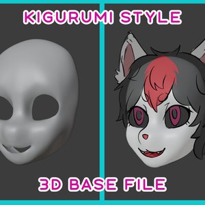 3D Printable Kigurumi Style Slim Kemono Fursuit Base FILE ONLY - Etsy