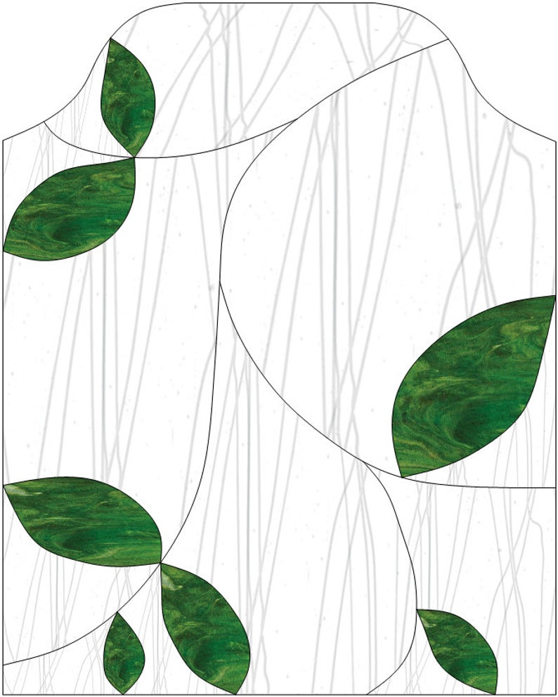 Vine Stained Glass Pattern - Etsy