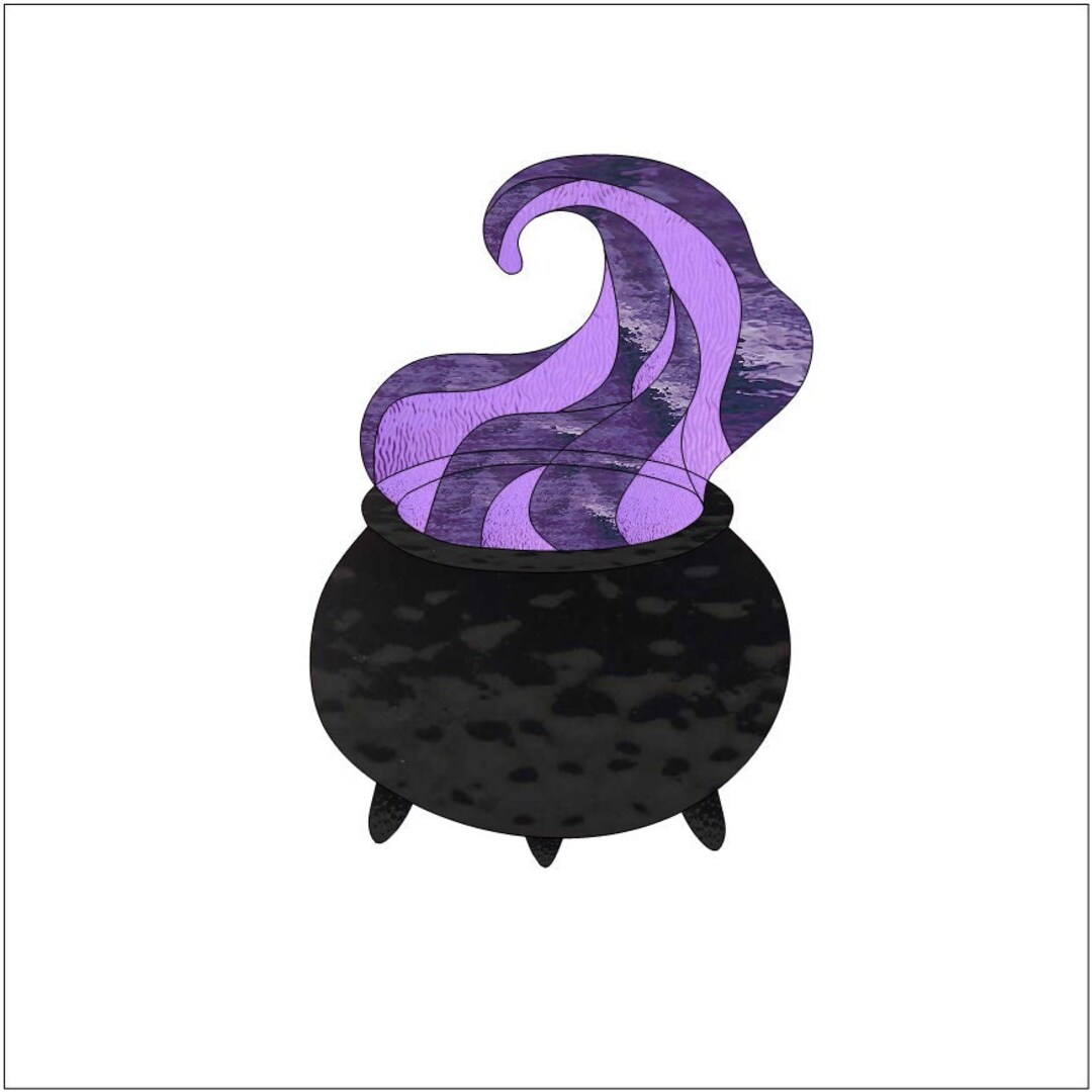 Stained Glass Cauldron Pattern - Etsy