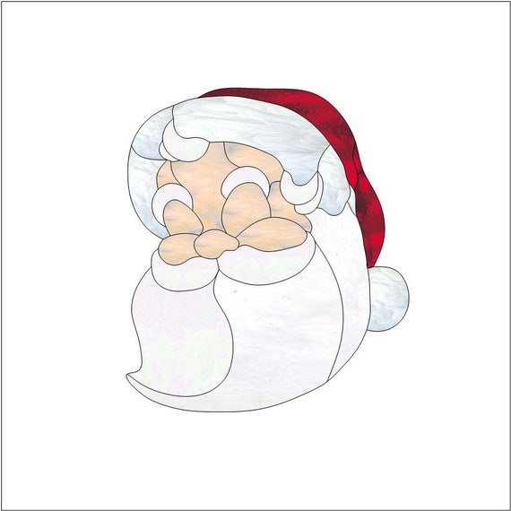 Santa Stained Glass Patterns