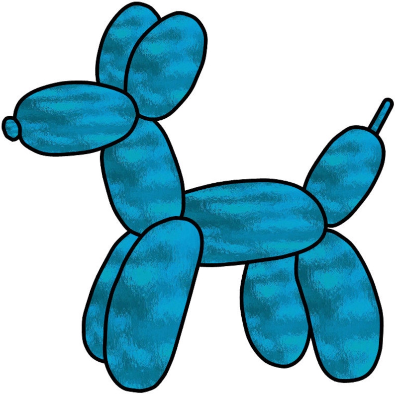 Balloon Animal Stained Glass Pattern | Etsy