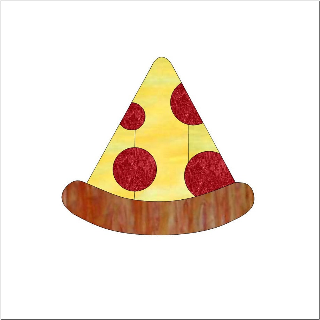 Pizza Stained Glass Pattern - Etsy