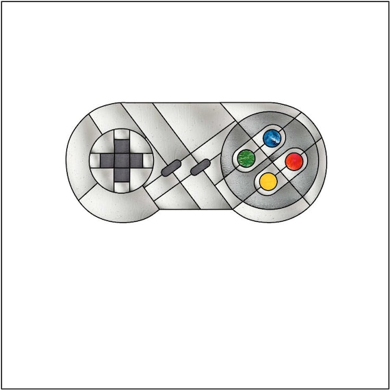 Gaming Controller Glass Pattern | Etsy